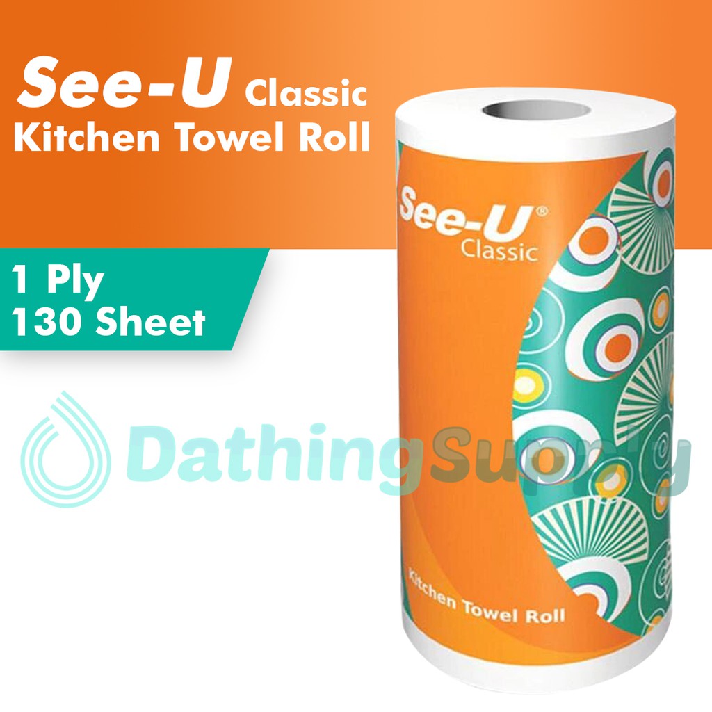 Jual Tissue See-U Classic Kitchen Towel Roll Tisu Role Dapur See U ...