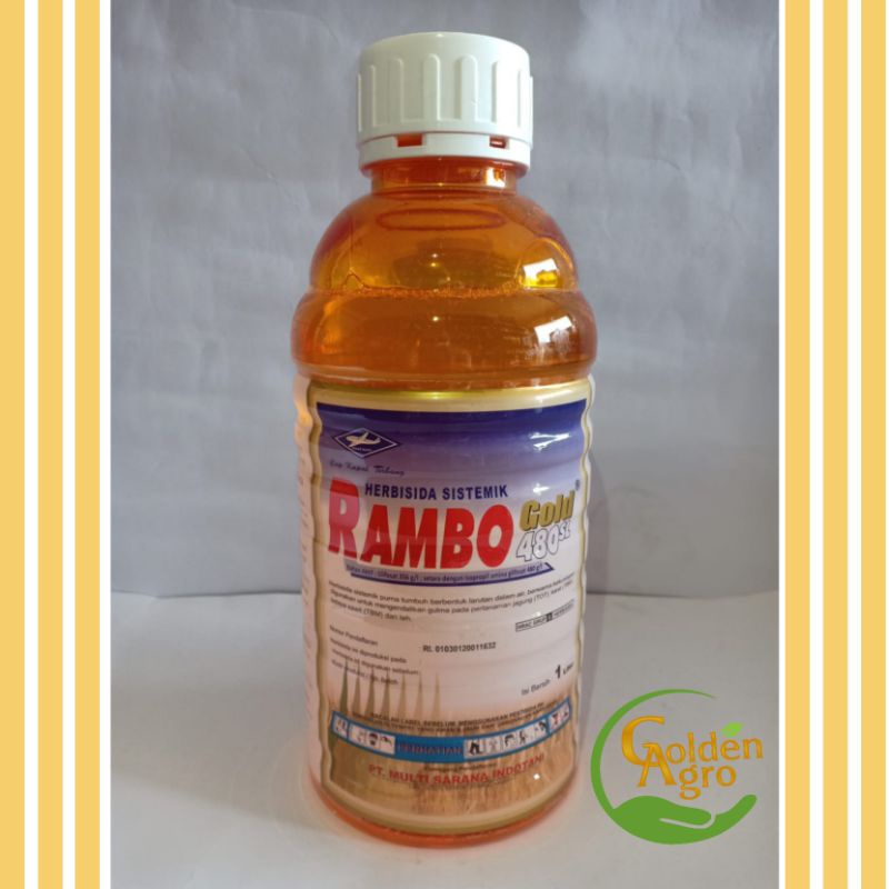 Jual HERBISIDA RAMBO GOLD 480SL SL 1LT LT LITER | Shopee Indonesia