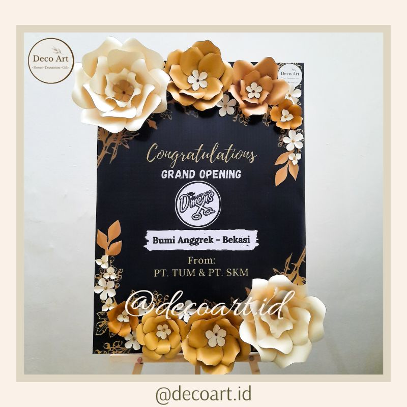 Jual Papan Bunga Kertas Papan Bunga Ucapan Karangan Bunga Jakarta ...