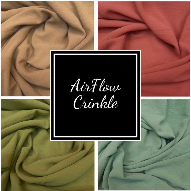 Jual KAIN AIRFLOW KRINKLE CEY / CRINKLE POLOS / KRINKLE POLOS BY GOLDEO RAYON / KRINGKEL ...