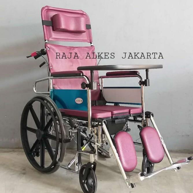 Jual Kursi Roda 5 In 1 Avico/Kursi Bab, Selonjoran, & Tempat Makan ...