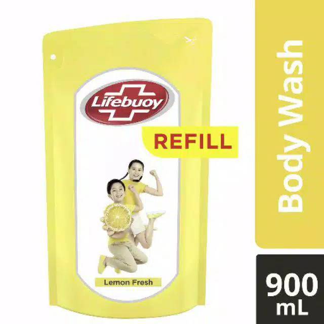 Jual SABUN LIFEBUOY LEMON FRESH CAIR KUNING 900ML | Shopee Indonesia