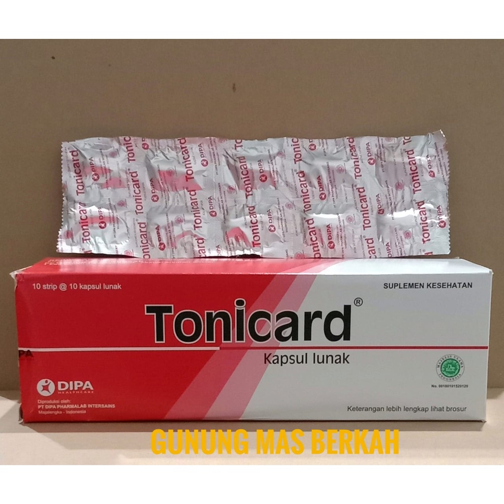 Jual TONICARD Tonicard isi 10 kapsul - memelihara kesehatan jantung ...