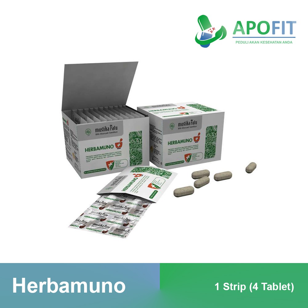 Jual Herbamuno Suplemen Vitamin Herbal (1 Strip) | Shopee Indonesia