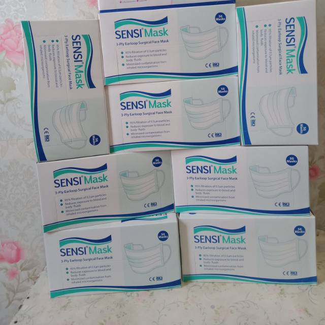 Harga Masker Sensi 1 BOX 50 PCS ORI Terbaru Jun 2026 | BigGo Indonesia