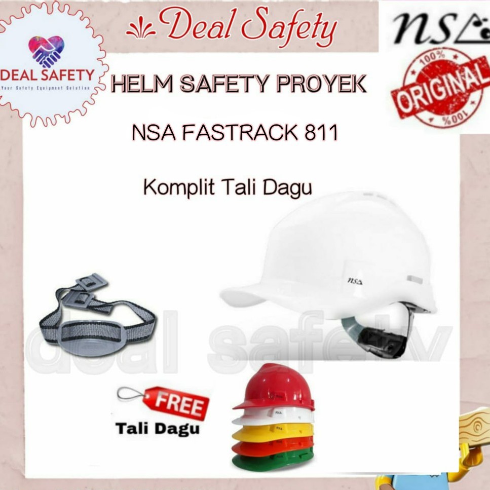 Jual Helm Topi Proyek NSA Fas - Trac 811FT /NSA Ventilasi Fas - Trac ...