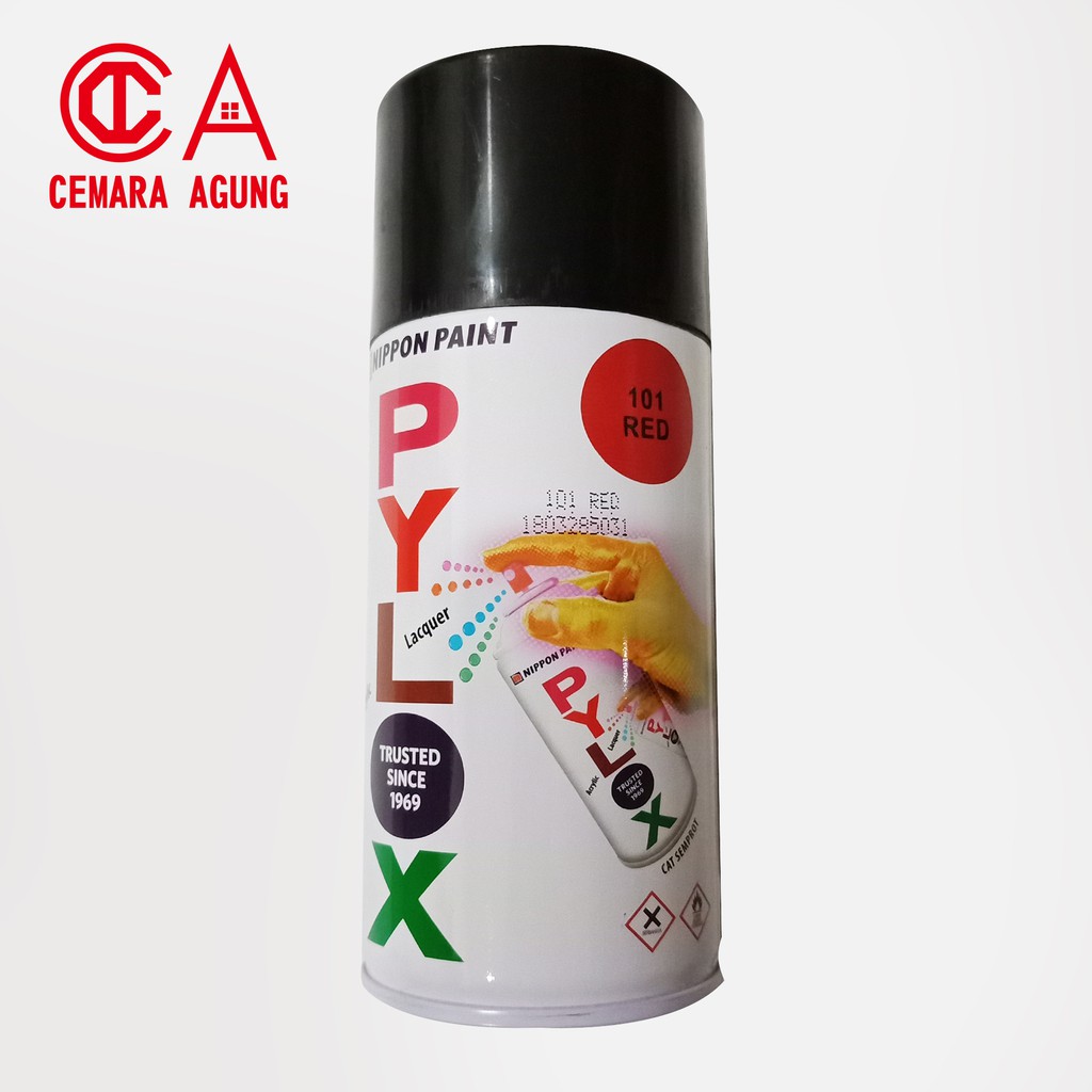 Jual Pylox Pilox Pilok Piloks Warna Red/Merah Code 101 Nippon Paint 300cc | Shopee Indonesia