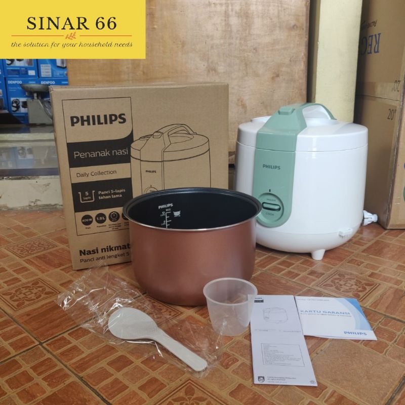 Jual Philips Rice Cooker White HD 3115Kapasitas 1.8 liter | Shopee ...