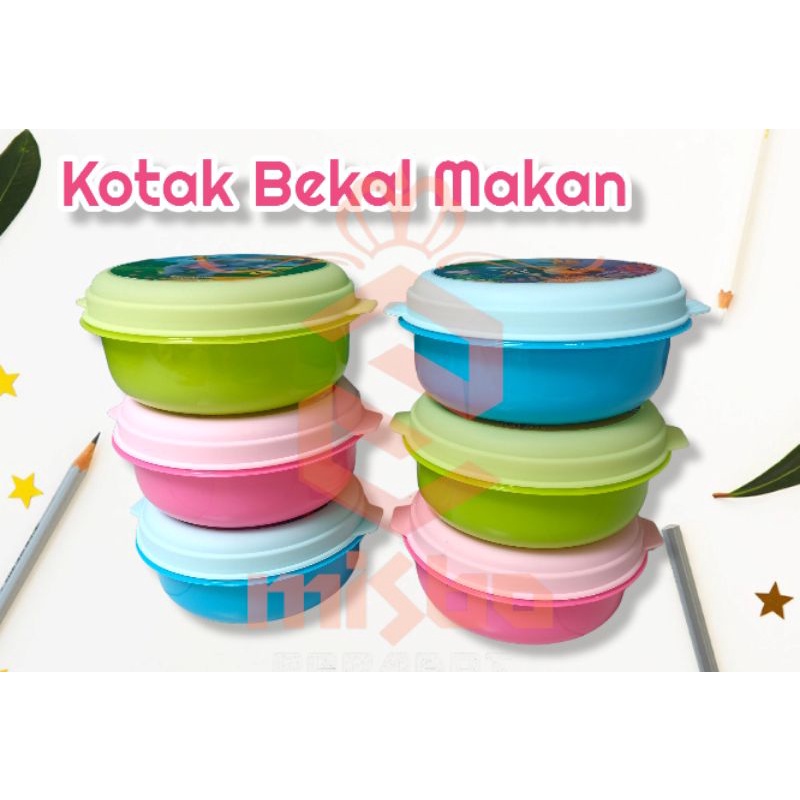 Jual TEMPAT MAKAN MURAH / LUNCH BOX BULAT / KOTAK BEKAL ANAK / TEMPAT ...