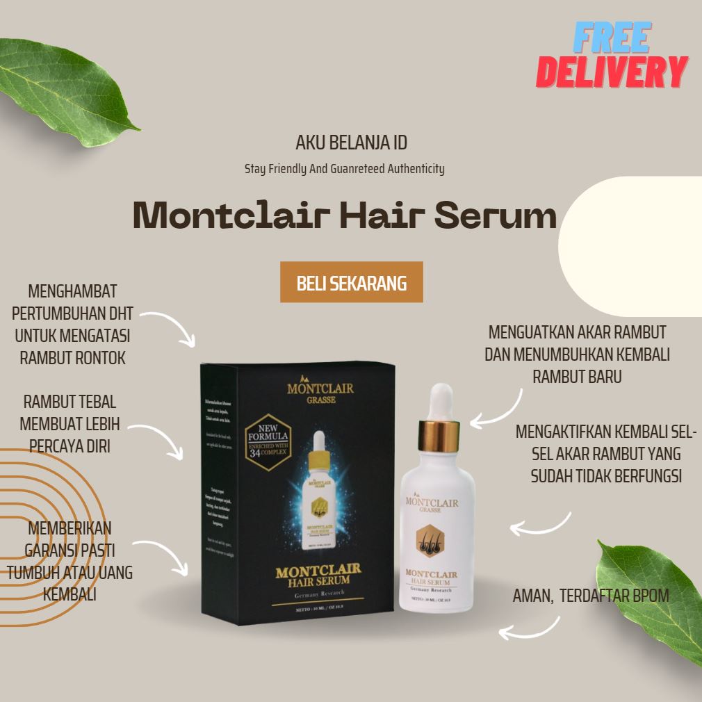 Jual Paket Silver Montclair hair serum Asli - Serum Penumbuh Rambut ...
