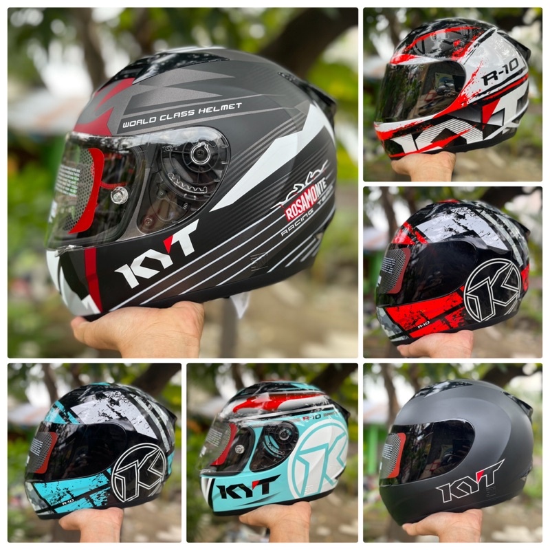 Jual HELM FULL FACE KYT R10. (bisa COD) Indonesia|Shopee Indonesia