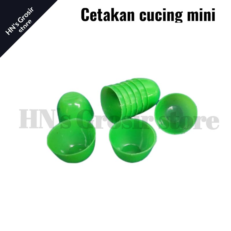 Jual (1pcs) Cetakan kue cucing mini plastik 4 cm DX - Cetakan puding ...
