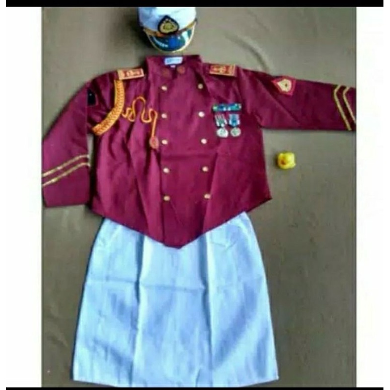 Jual Baju kostum profesi anak."AKABRI"Putri paud-tk&SD | Shopee Indonesia
