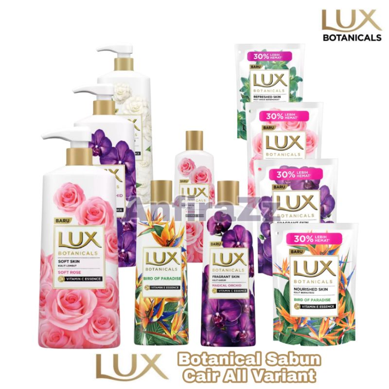 Jual LUX Botanicals Sabun Cair L250ml dan 580ml | Shopee Indonesia
