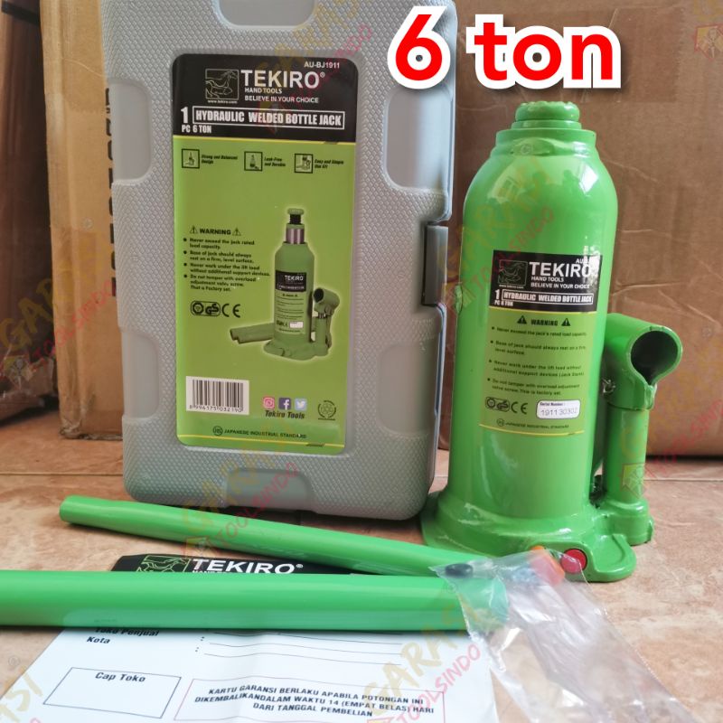 Jual dongkrak botol TEKIRO 6 ton dongkrak mobil dongkrak hidrolik ...