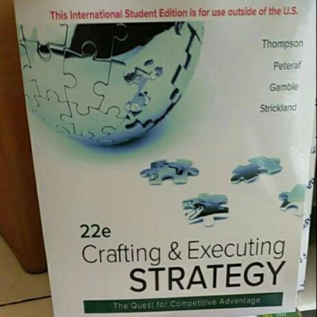 Jual Buku Crafting & executing strategy 22e by Thompson | Shopee Indonesia Jual Buku Crafting & executing strategy 22e by Thompson | Shopee Indonesia