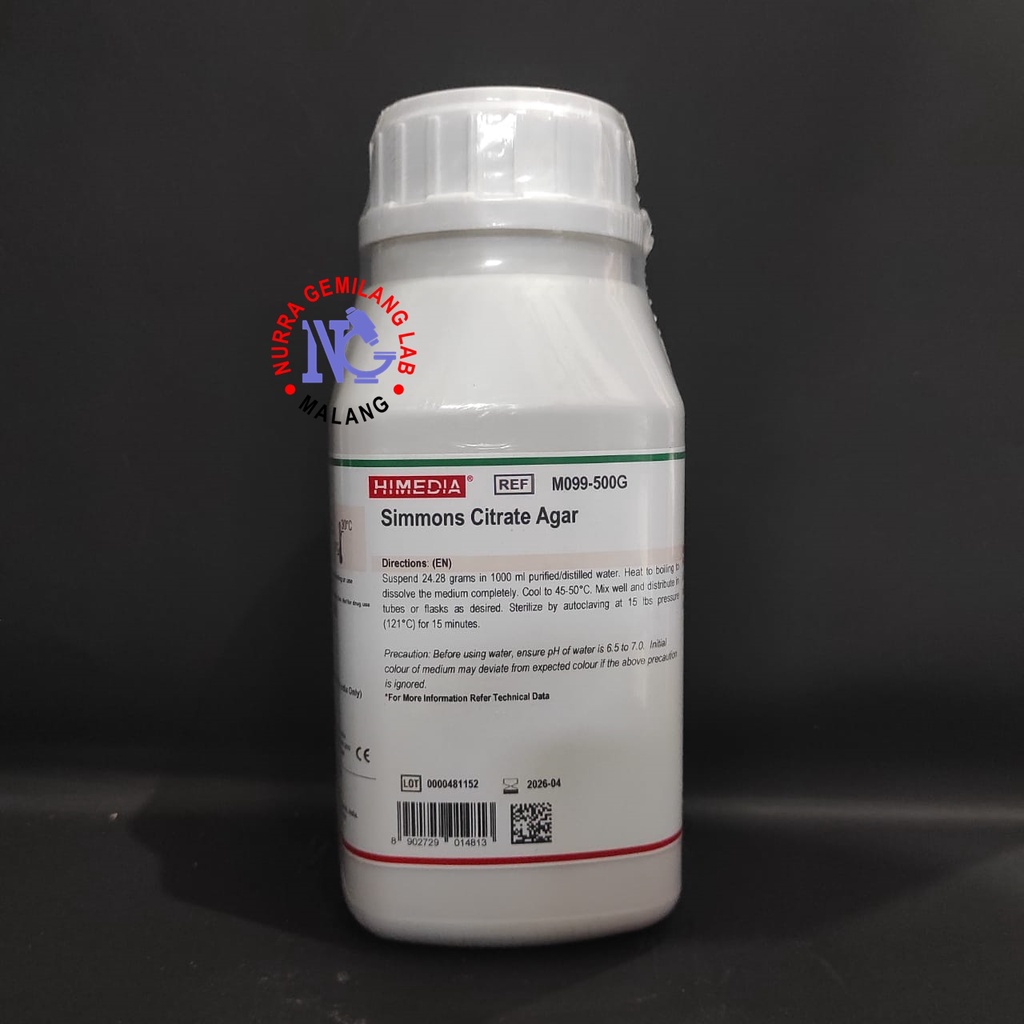 Jual Simmons Citrate Agar Himedia 500g | Shopee Indonesia