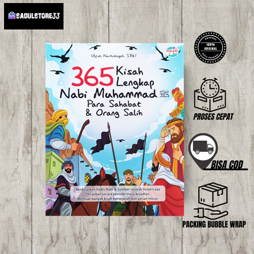 Jual BUKU KISAH ISLAM - 365 KISAH LENGKAP NABI MUHAMMAD PARA SAHABAT ORANG SALIH | Shopee Indonesia