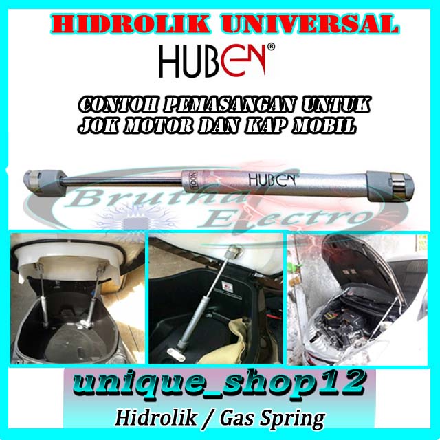 Jual Hidrolik Huben Universal + Baut / Pegas Jok Motor / Kap Mobil Gas ...
