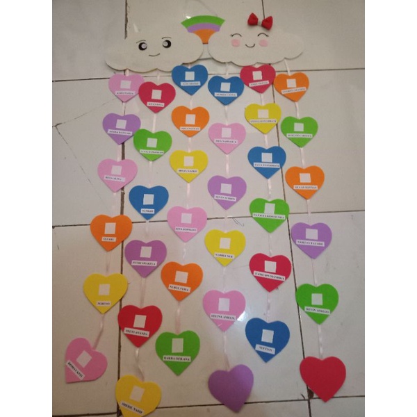 Jual HIASAN DINDING/ABSEN MURID BISA REQUEST FOTO DAN NAMA MURID | Shopee Indonesia