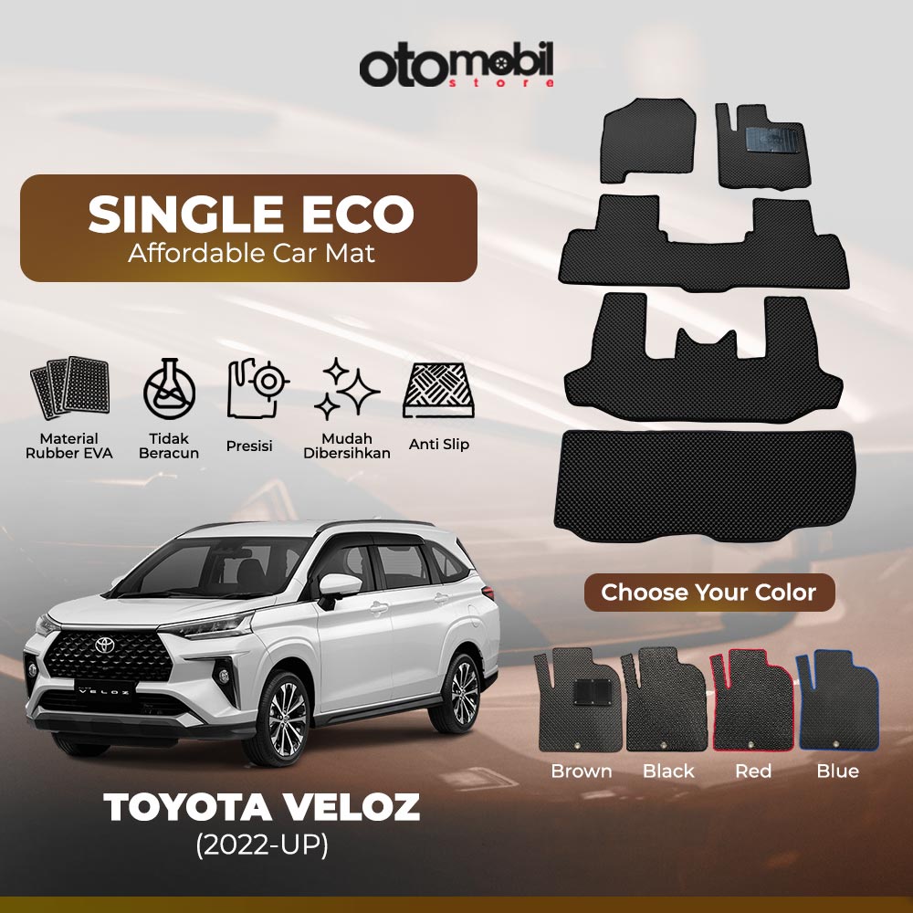 Jual Karpet Mobil Toyota Veloz 2022-up Bahan Luxier EVA SingleECO ...