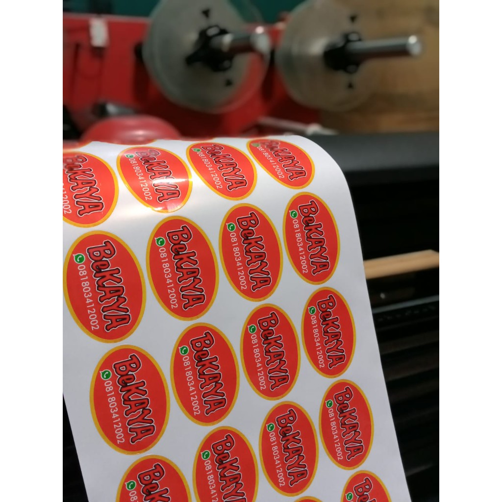 Jual Stiker Label Bahan Vinyl Glossy/Transparan /Hologram Camel ...