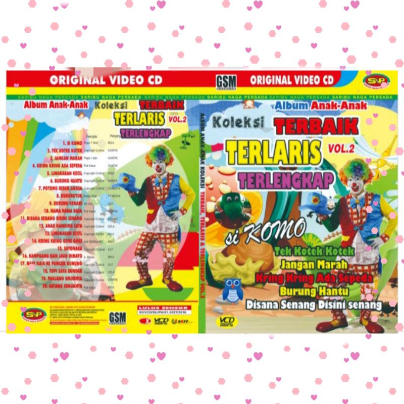 Jual Kaset Vcd Original Lagu Anak : Album Anak Anak Terlaris & Terlengkap Si komo | Shopee Indonesia