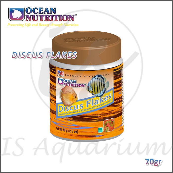 Jual Ocean Nutrition Discus Flakes 70gr ON Makanan Ikan Flake Premium ...