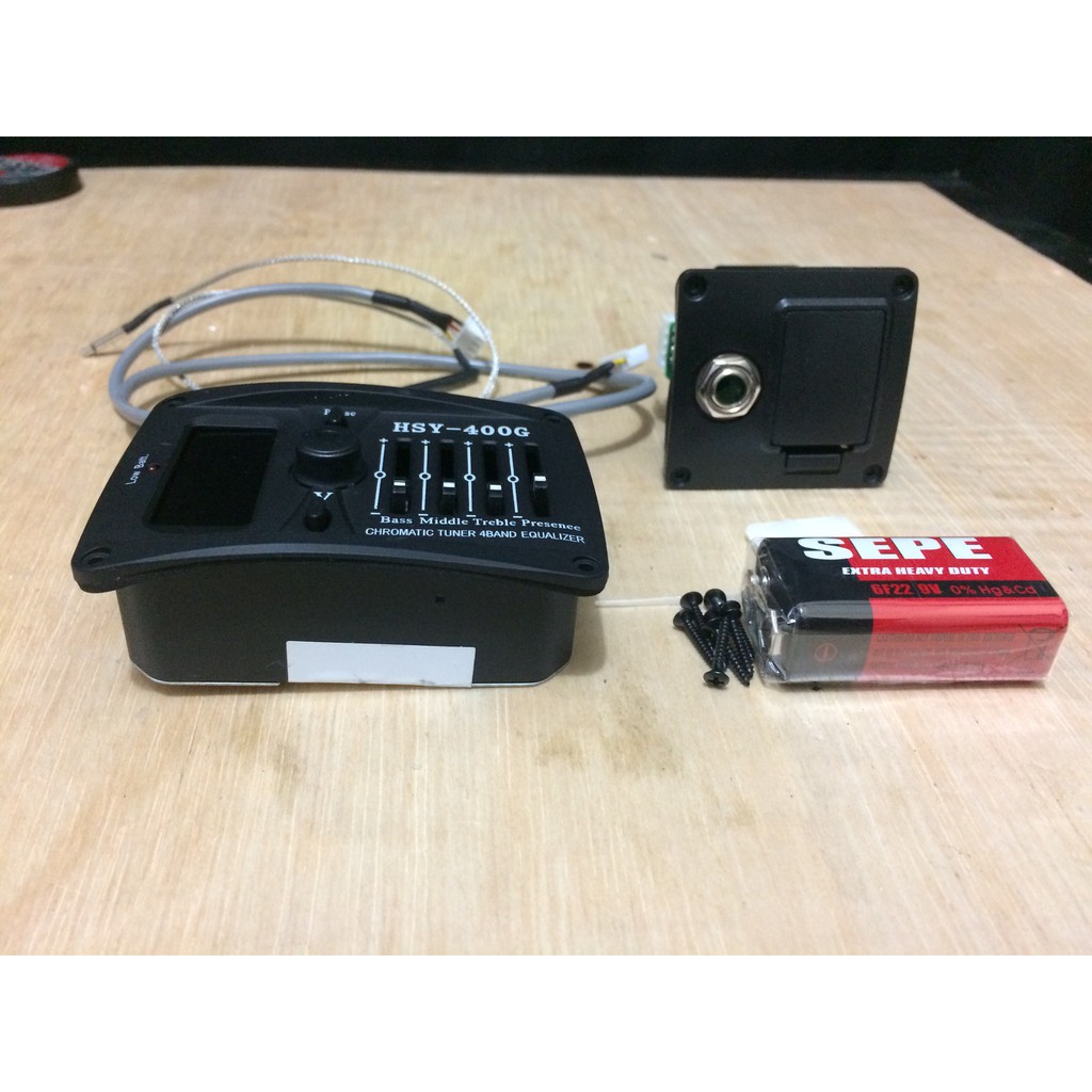 Pre Amp Gitar Akustik EQ HSY - 400G | Shopee Indonesia