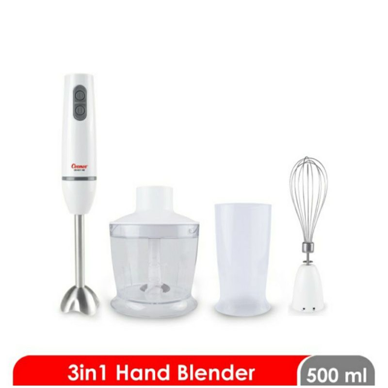 Jual Cosmos Set Hand Blender Chopper Whisk 3in1 CB631HB | Shopee Indonesia
