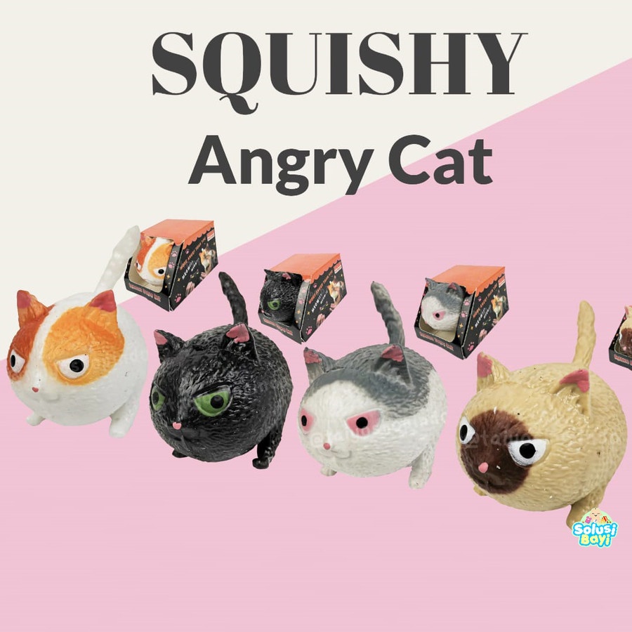 Jual Mainan Anak Animal Squishy Squeeze Kucing Cat Binatang Hewan Lucu ...