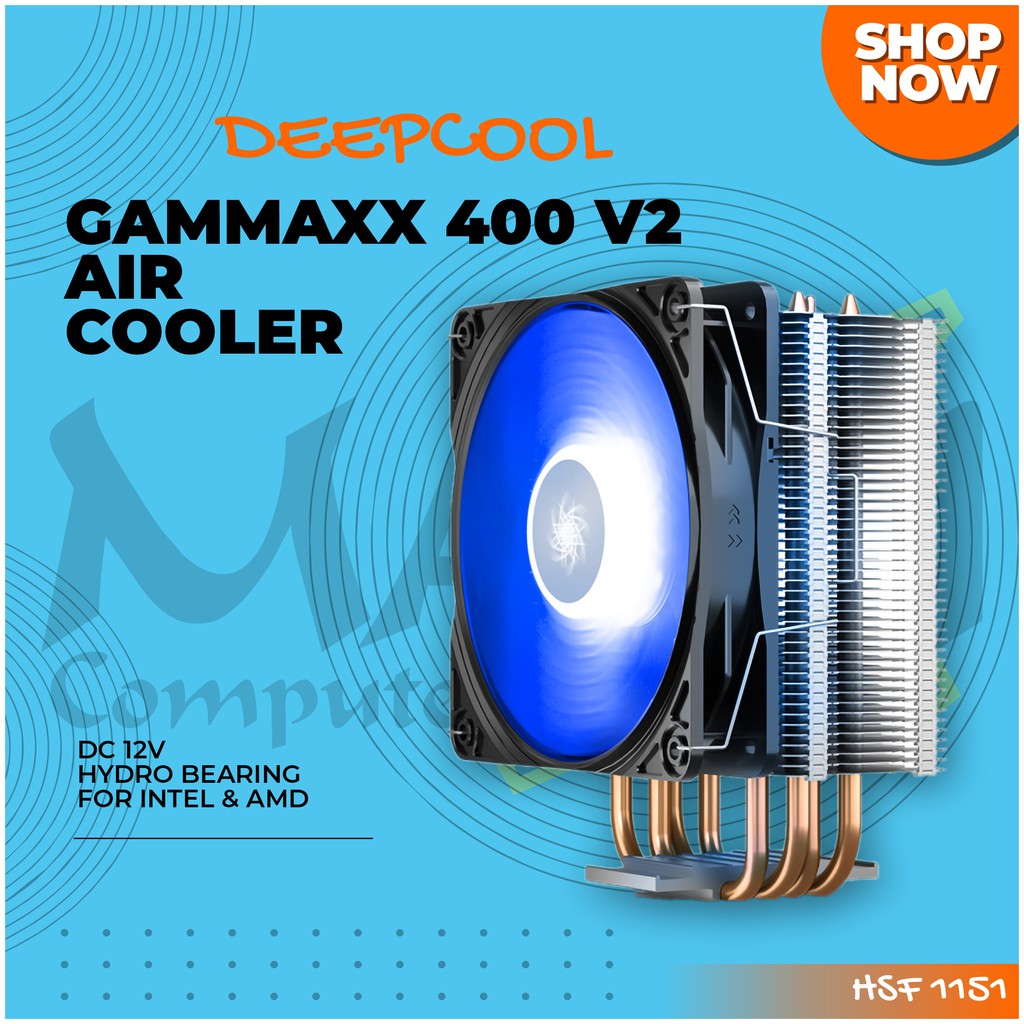 Jual Heatsink FAN PROCESSOR Deepcool Gammaxx 400 v2 CPU Air Cooler ...