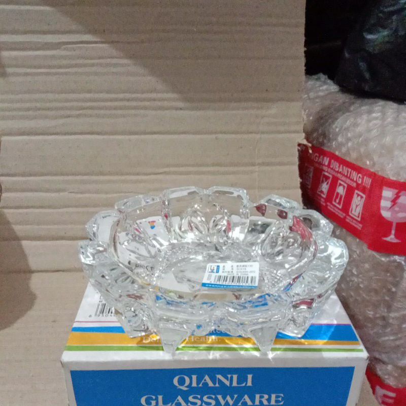 Jual asbak kaca kristal Bulut asbak rokok motif belimbing | Shopee ...