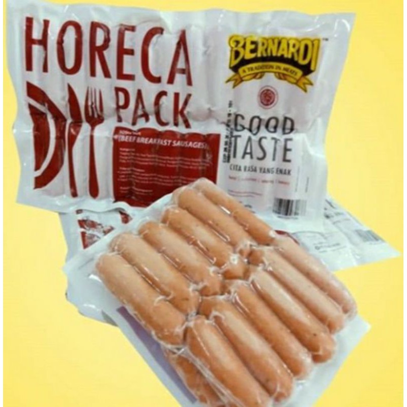 Jual HORECA Sosis Sapi BERNARDI 500gr | Shopee Indonesia