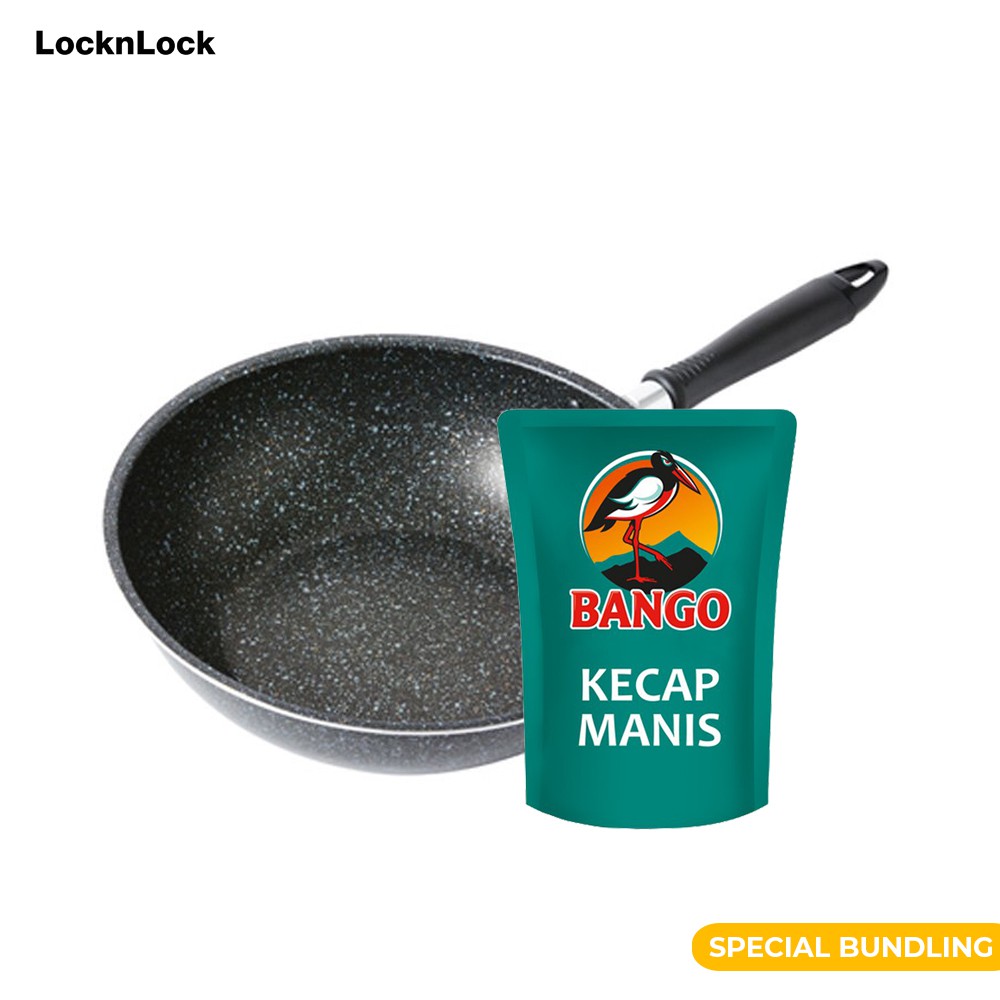 Lock & Lock X Bango Special Bundling Leve Marble Wok 26 cm dan Bango ...