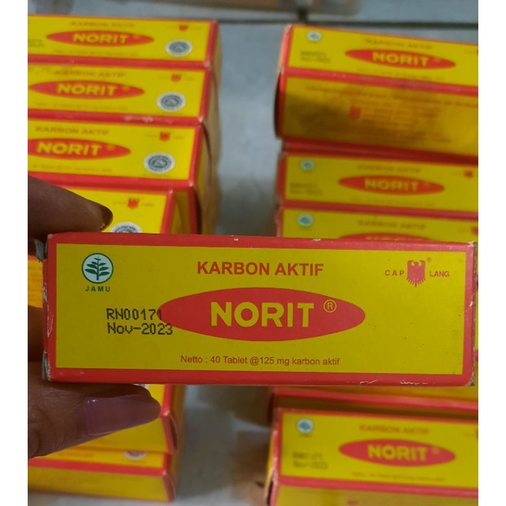 Jual Norit Karbon Aktif 40 Tablet - Obat kembung,Diare, dan Penyerap ...