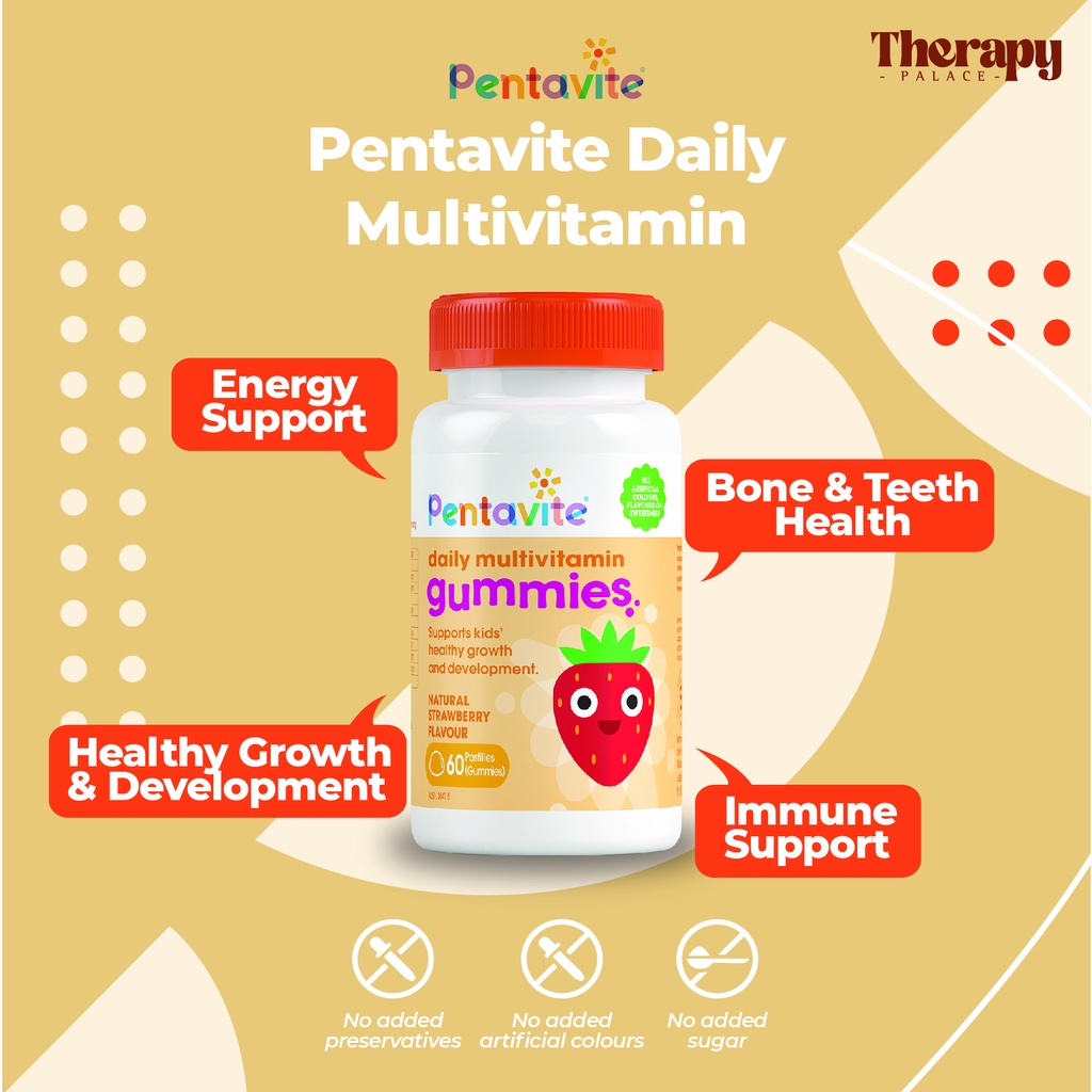 Jual Pentavite Gummies Multivitamin | Shopee Indonesia
