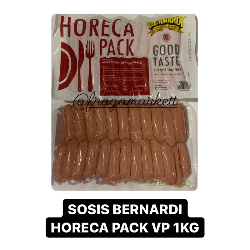 Jual Sosis Bernardi Horeca Pack VP 1kg | Shopee Indonesia