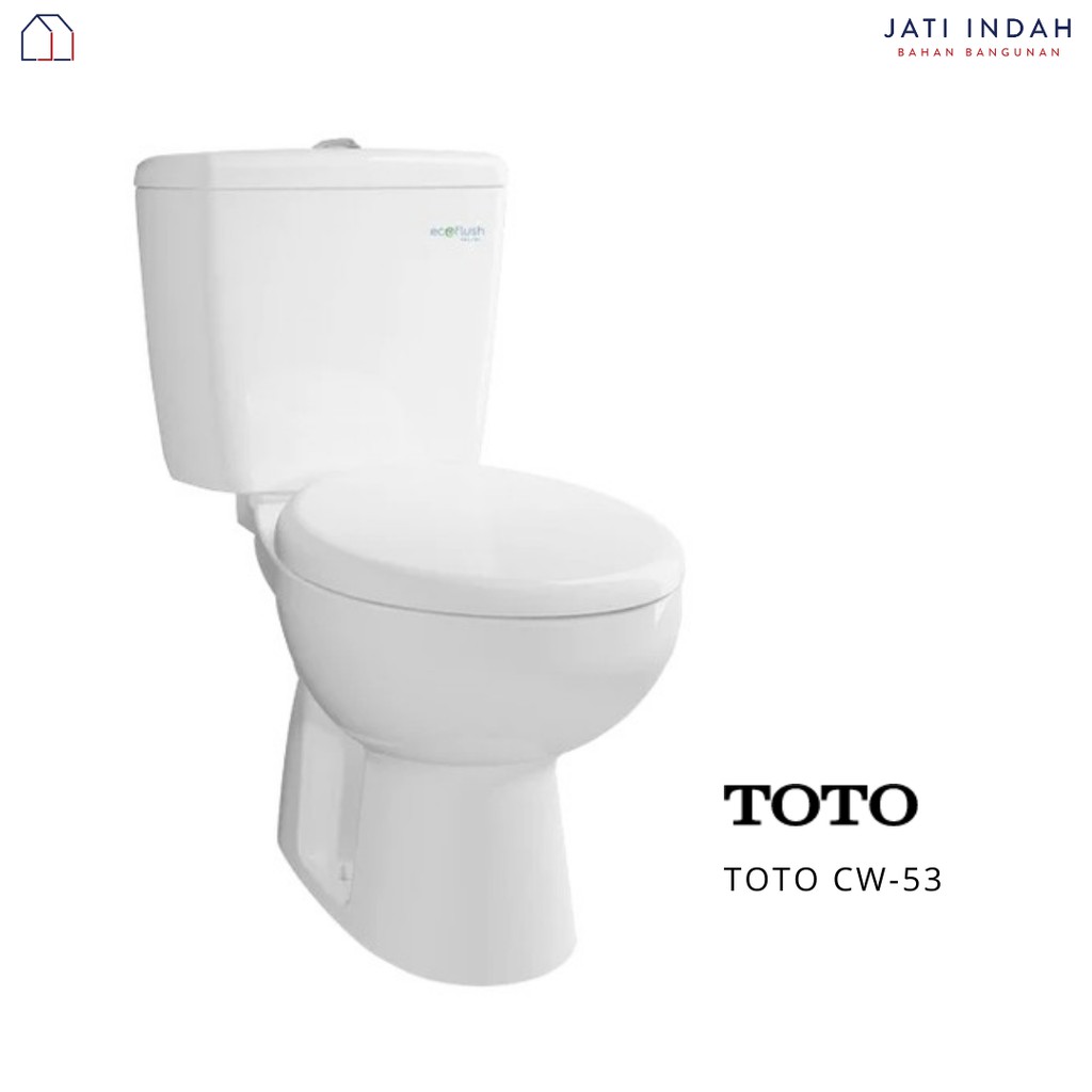 Jual Kloset Duduk Monoblok TOTO CW 53 WHITE PUTIH / Closet 1 set ...