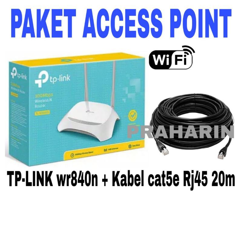 Jual paketan access point +kabel 20m | Shopee Indonesia