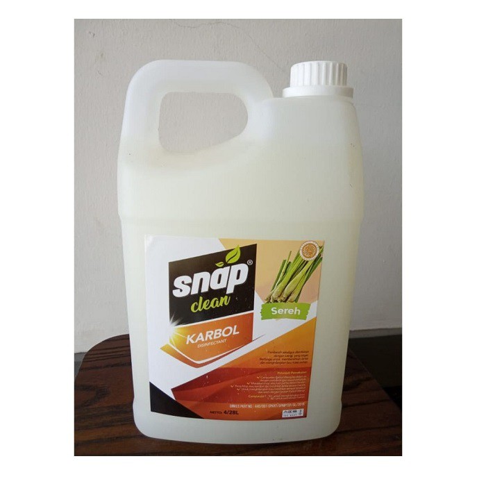 Jual KARBOL PEWANGI LANTAI SNAP CLEAN LITERAN (SEREH/PINE/LAVENDER) 4 ...