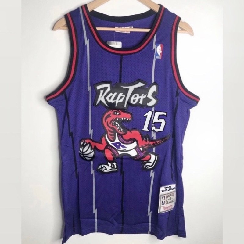Jual JERSEY BASKET NBA TORONTO RAPTORS CLASSIC HWC RAPTORS LOGO #15 ...