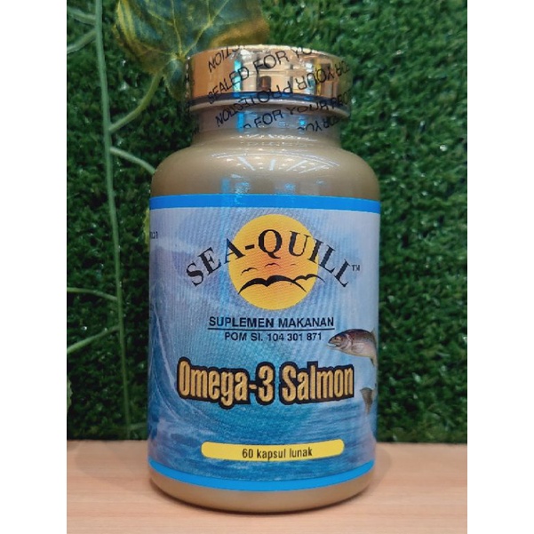 Jual SEA-QUILL OMEGA 3 SALMON FISH OIL 60 KAPSUL | Shopee Indonesia