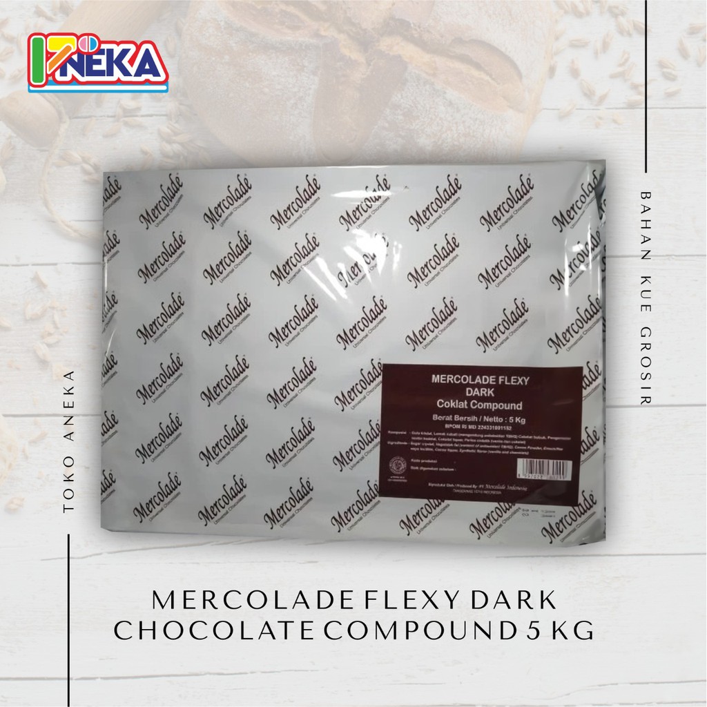 Mercolade Flexy Dark Cokelat Compound 5Kg | Shopee Indonesia