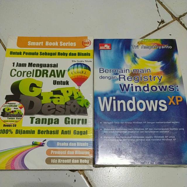 Jual CORELDRAW UNTUK DESAIN GRAFIS/ BERMAIN MAIN DENGAN REGISTRY ...