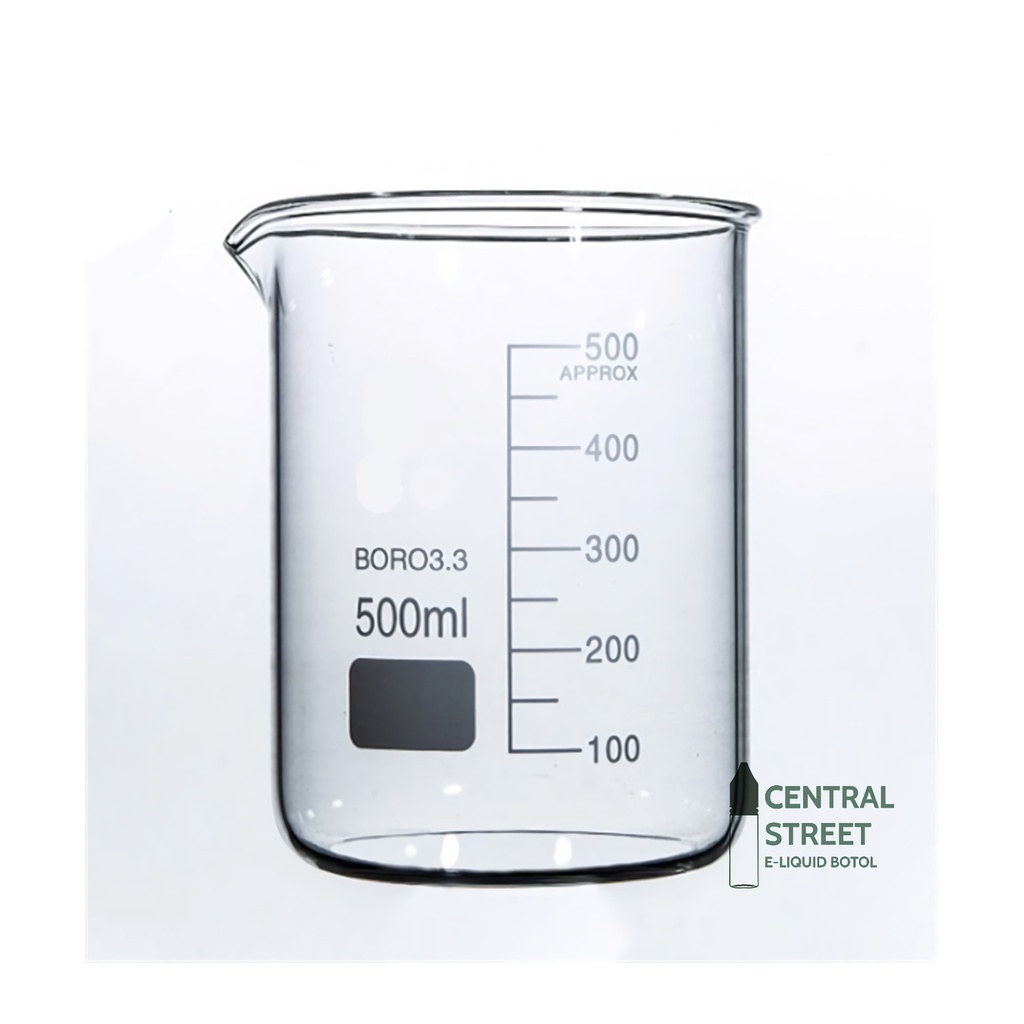 Jual 500ml Beaker Glass / Gelas Ukur Kimia Kaca 500 ml Indonesia|Shopee ...