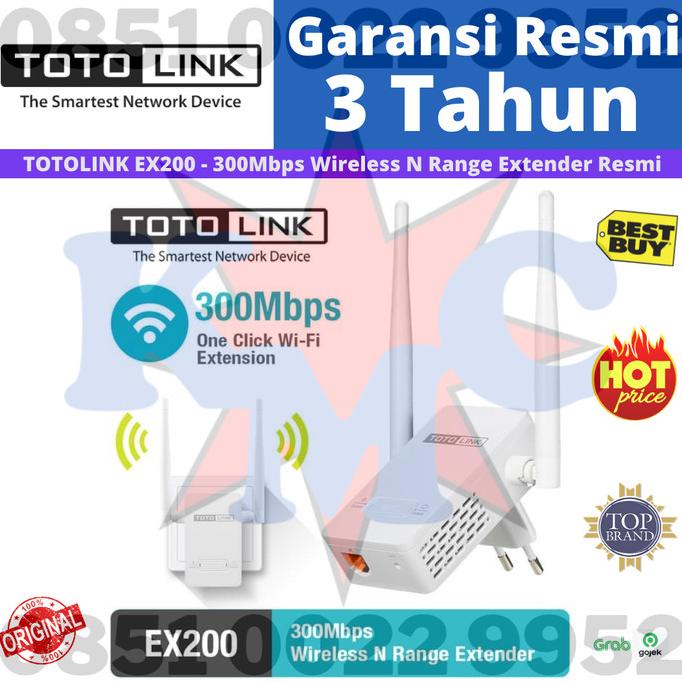 Jual Totolink Ex200 Wireless N Range Extender 300mbps Penguat Sinyal Wifi Shopee Indonesia