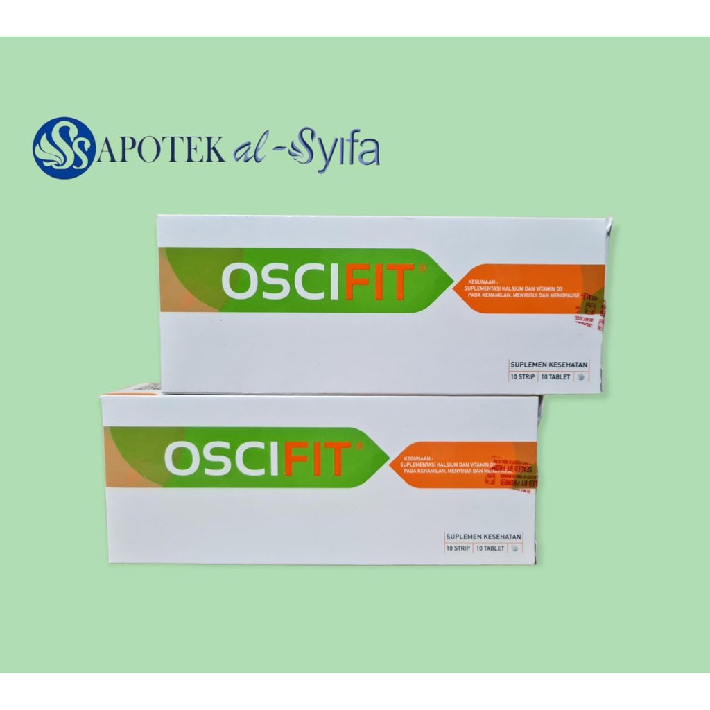 Jual Oscifit Kalsium D Vitamin Tulang (1 Box isi 100 Tablet) | Shopee ...