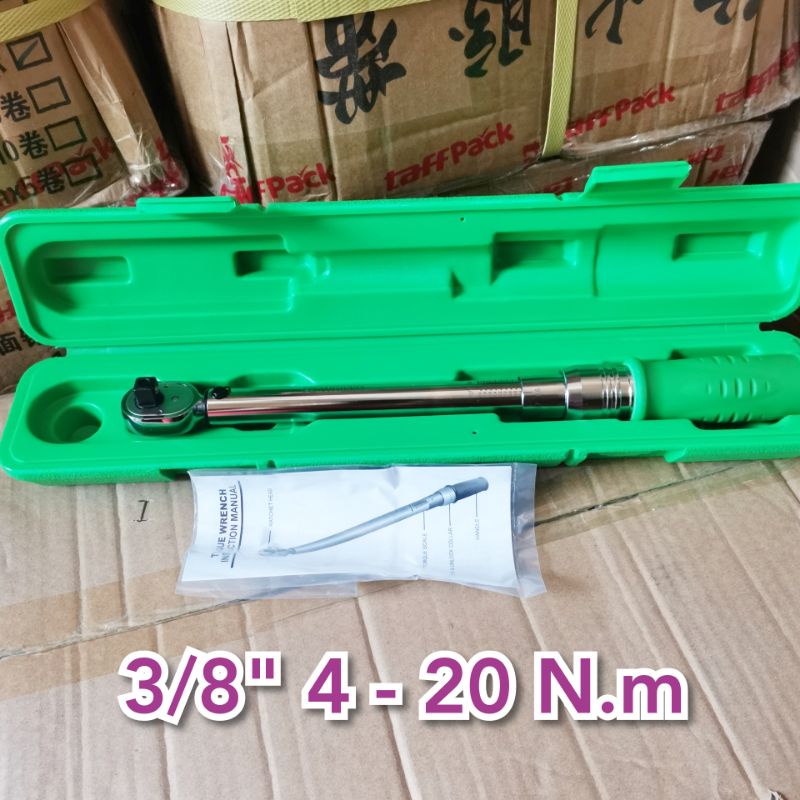 Jual kunci torsi Tekiro 3/8" DR 4 - 20 N. M kunci momen torque wrench | Shopee Indonesia