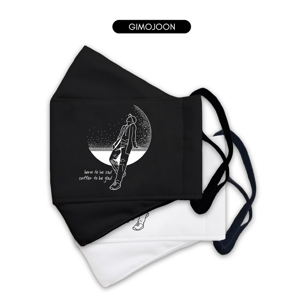 Jual Moonchild Reusable Mask | BTS RM/Namjoon | Masker Kain | Shopee ...